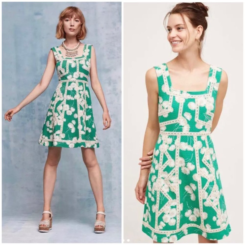 Anthropologie Maeve Emma Dress - Gem